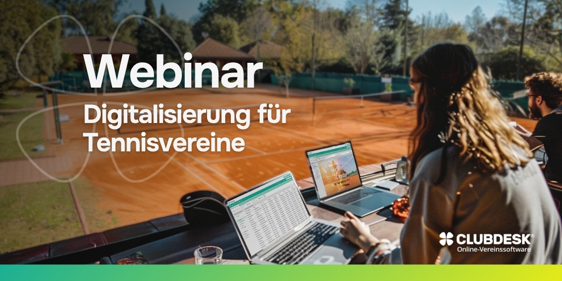 DTB-Webinar mit ClubDesk : Mehr Tennis, weniger Büro – Dein Verein in ...