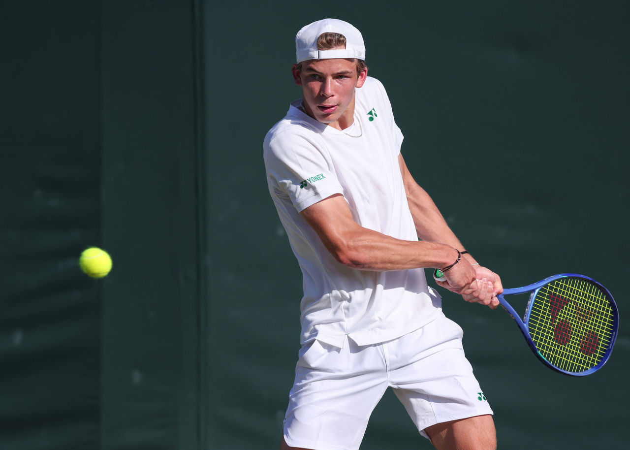 Niels McDonald bei den US Open Juniors 2025