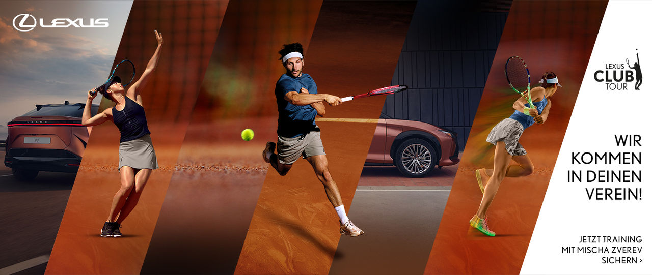 Lexus kommt in die Tennisclubs